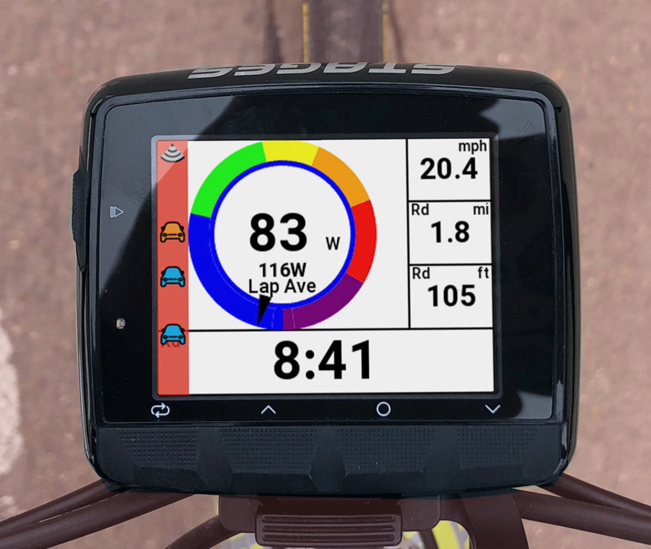 Engineering the GUI for a Tour de France-Winning Cycle Computer